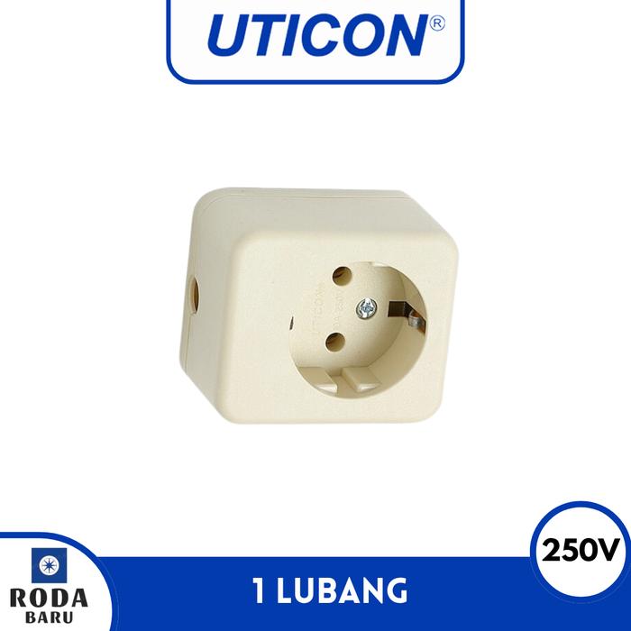 Promo UTICON Stop Kontak 1 2 3 4 5 6 Lubang ST 118 128 138 148 158 168 ...