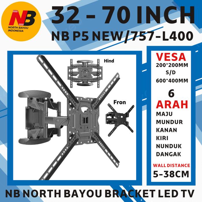 Jual Bracket braket NB north bayou P5 New 757-L400 North Bayou 32 - 75 ...