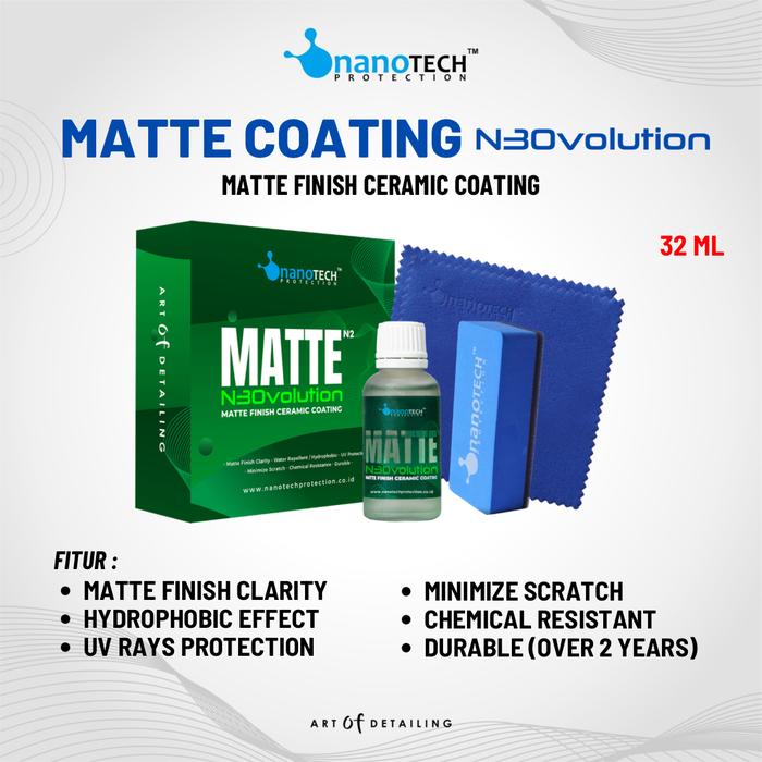Promo MATTE CERAMIC COATING N3Ovolution - nanoTECH PROTECTION - NANO ...