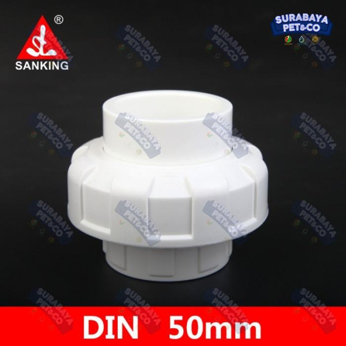 Jual Sanking Upvc 50Mm Union Connector Pvc Joint Aquarium - Kota ...