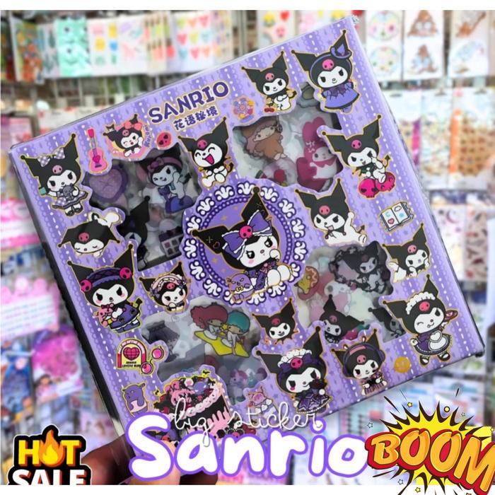 Jual Stiker Kuromi Big 100 lembar Aesthetic Sticker Journal/Bottle ...