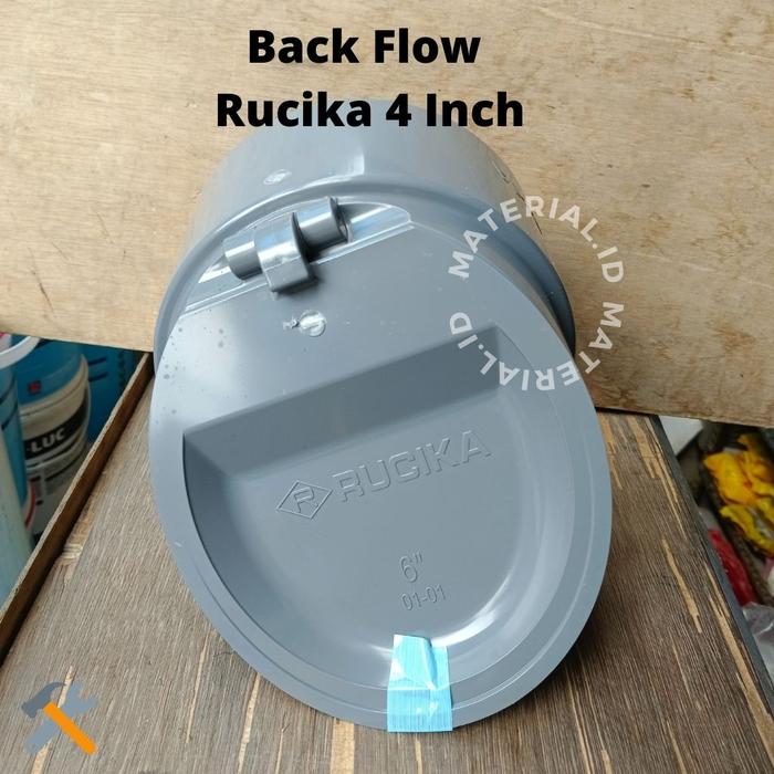 Jual RUCIKA Backflow Valve 4 " inch in Dop Tutup Pipa Got Pembuangan ...