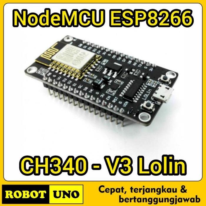 Jual NodeMCU v3 Lolin LUA WiFi CH340 ESP8266 IoT Node MCU - Jakarta Barat - Reaanita | Tokopedia