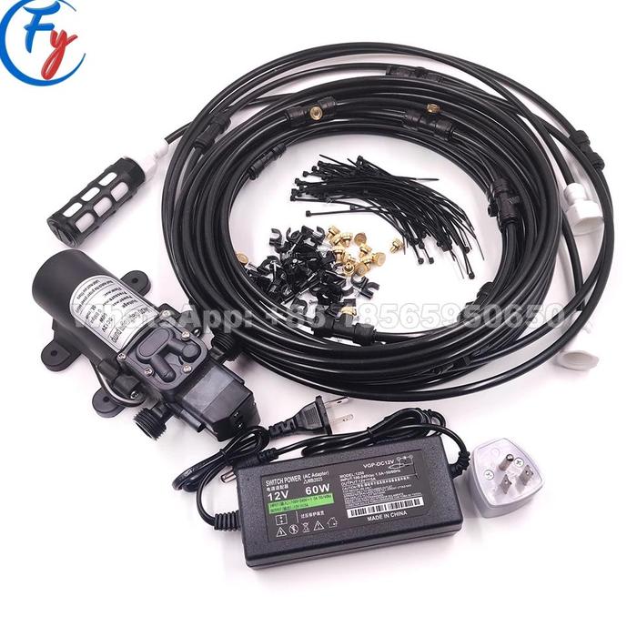 Jual 12m Low Pressure Mist Cooling System, Nozzles Mister Garden ...