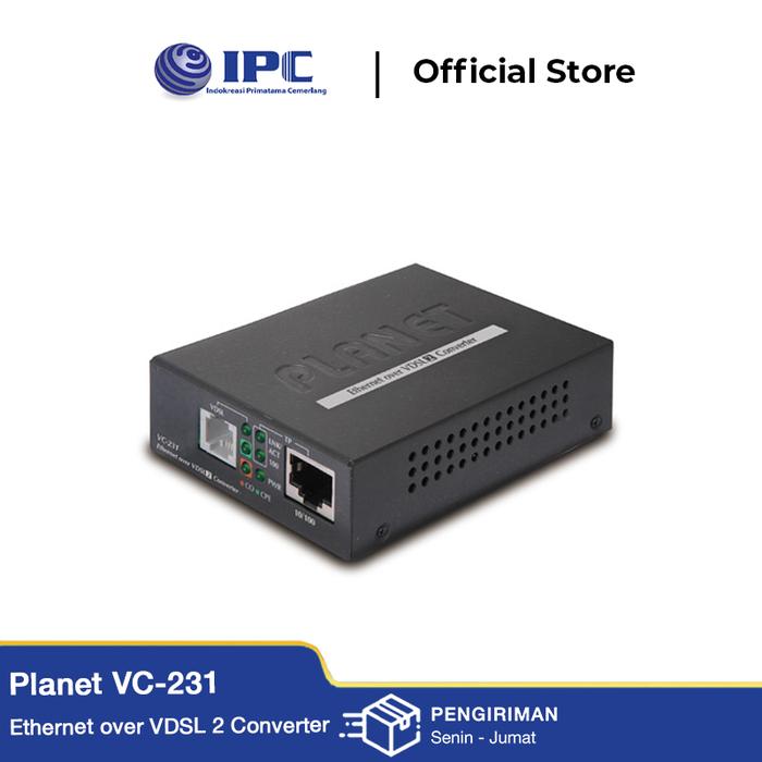 Jual PLANET VC-231 Ethernet over VDSL 2 Converter (Profile 30a ...