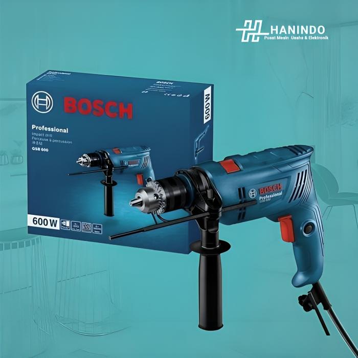 Jual Impact Drill 13mm Bosch GSB 600 Professional Bor Impact Variable ...