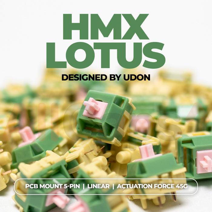 Jual HMX Lotus 45g Linear Switch PCB Mount - Jakarta Utara - AllCaps ...