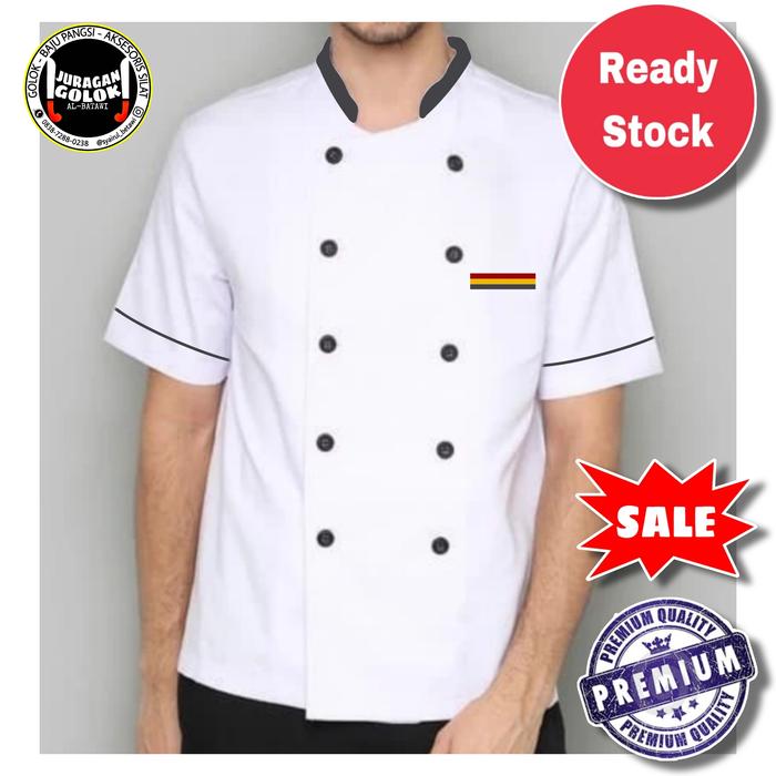 Jual Baju Koki Hotel Modern Seragam Chef Seragam Koki Kemeja Koki ...