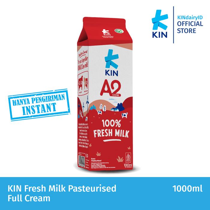 Promo KIN FRESH MILK PASTEURISED FULL CREAM 1000 ML PACK (isi 1) - Jakarta Barat - KIN Dairy ID ...
