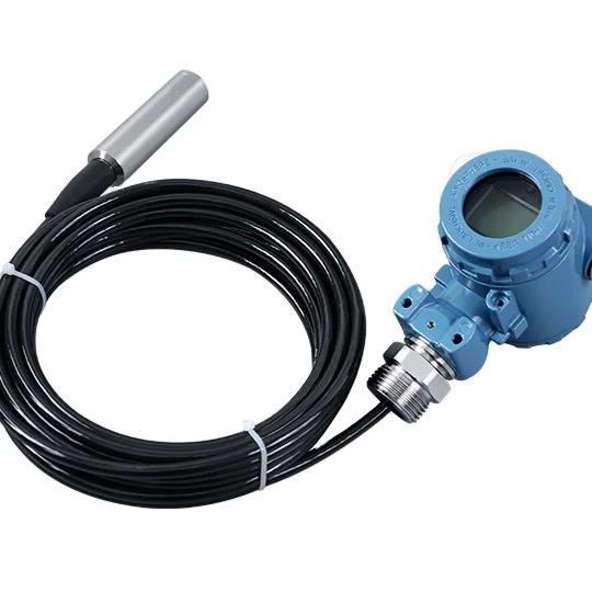 Jual Liquid level sensor transmitter 4-20mA Static pressure type 3m ...