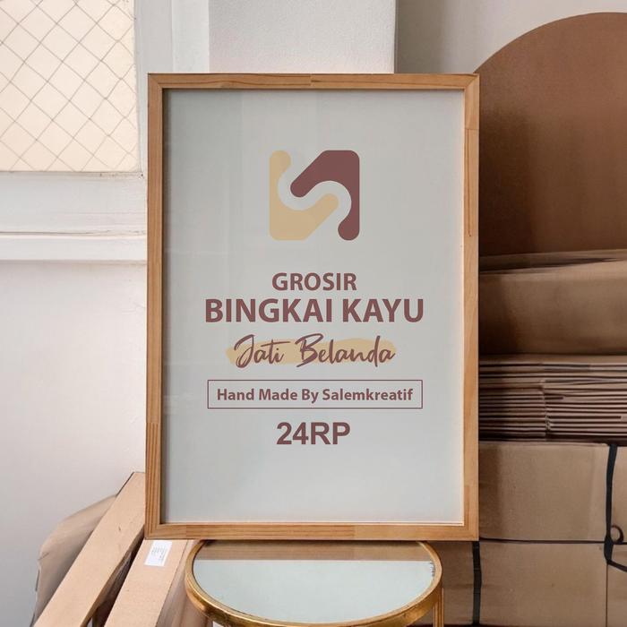 Jual Bingkai Kayu 24RP Bingkai Kayu Jati Belanda 24RP - Kab. Brebes ...