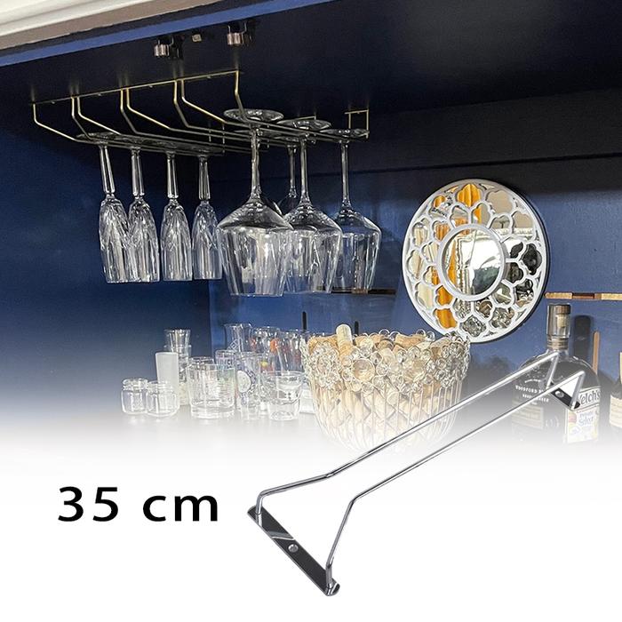Jual Rak Gelas Wine Gantung Rak Gelas Besi Gantungan Cangkir Estetik Untuk Bar Dan Dapur Gelas ...