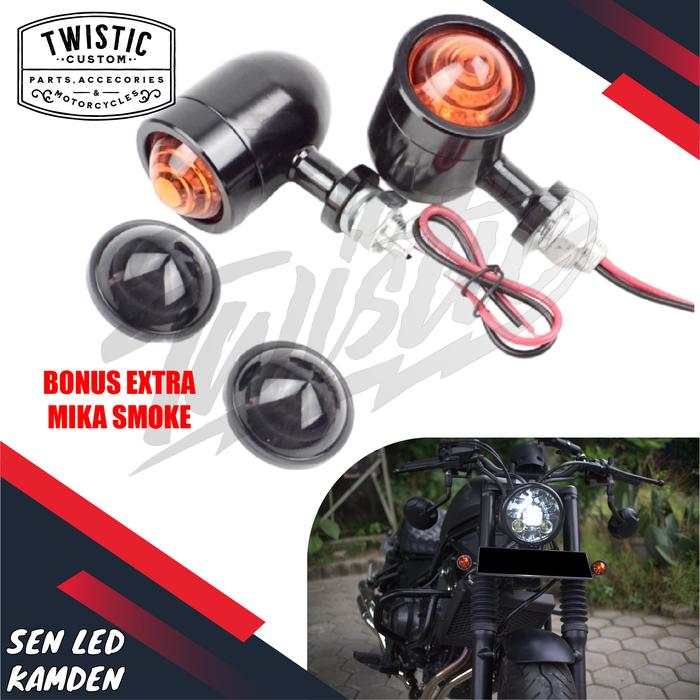 Jual Lampu Sen Sein LED Kamden Motor XSR 155 W175 Benelli Harley ...