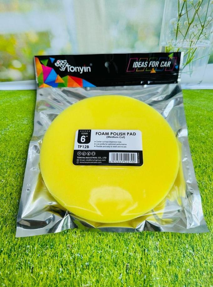 Jual FOAM POLISH PAD 6 INCH (MEDIUM CUT) BUSA POLES STEP 2 COMPOUND ...