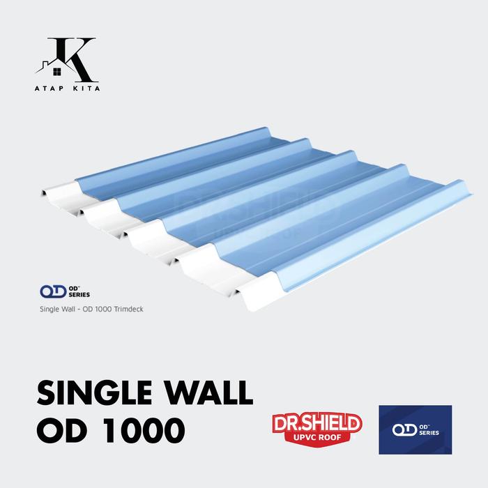 Promo Atap UPVC / Dr. Shield OD1000 / Trimdeck / Atap Spandek / Single Wall - Kota Bekasi - Atap ...