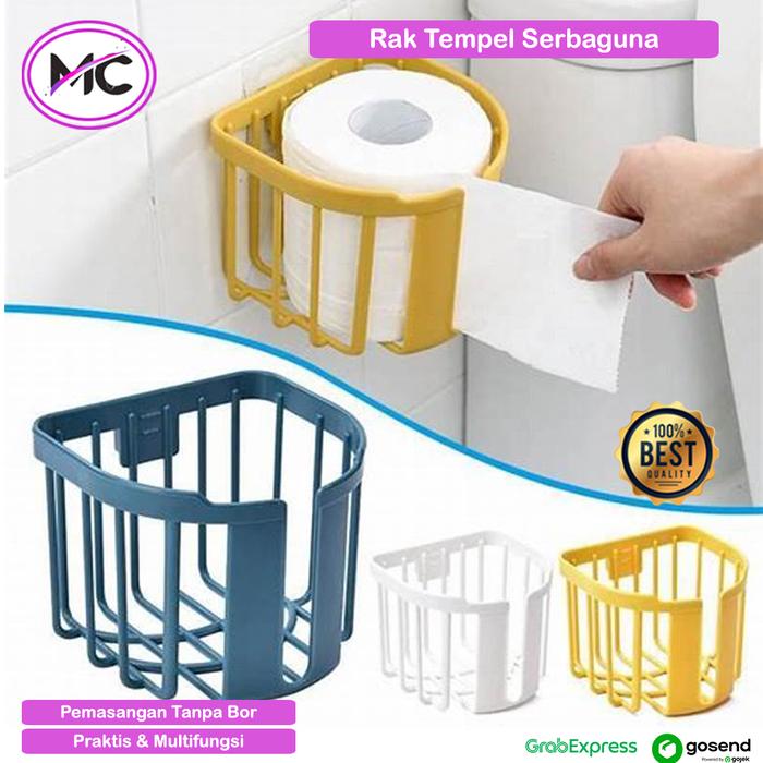 Jual Tempat Tissue Rol Tempel Dinding Kamar Mandi Rak Aksesories ...