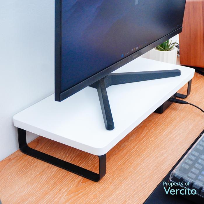 Jual Stand monitor / Meja monitor / Stand laptop / Ready - Putih - Kab ...