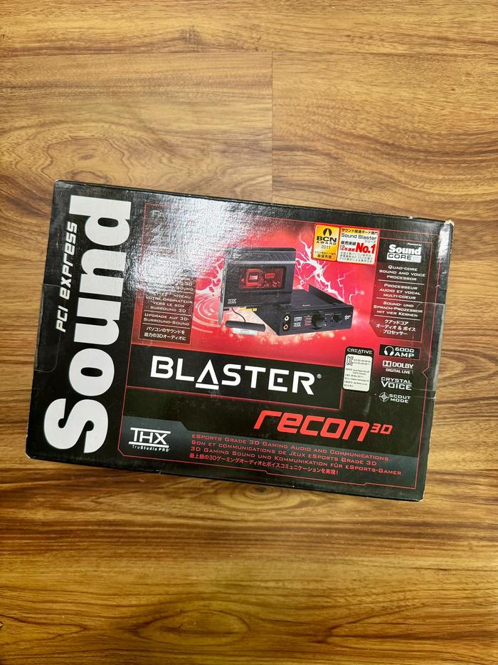 Promo Creative Sound Blaster Recon3D Fatal1ty Champion PCIe Sound Card ...