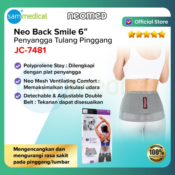 Jual NEOMED Neo Back Smile 6 JC - 7481 / Penyangga Tulang Pinggang ...