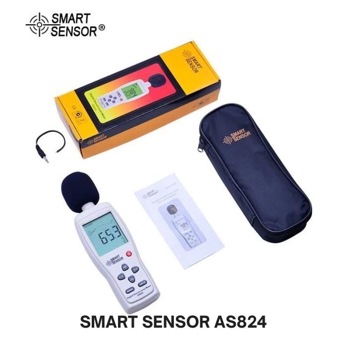 Jual Sound Level Meter Sertifikat Kalibrasi Smart Sensor AS824 ...