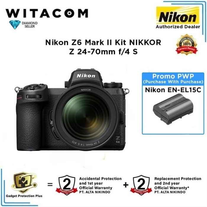 Promo Nikon Z6II / Z6 II / Z 6II Kit Z 24-70mm f/4 S - Garansi Resmi ...