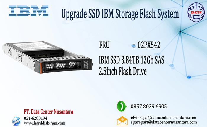 Jual IBM 02PX542 | IBM SSD 3.84TB 12Gb SAS 2.5inch Flash Drive ...