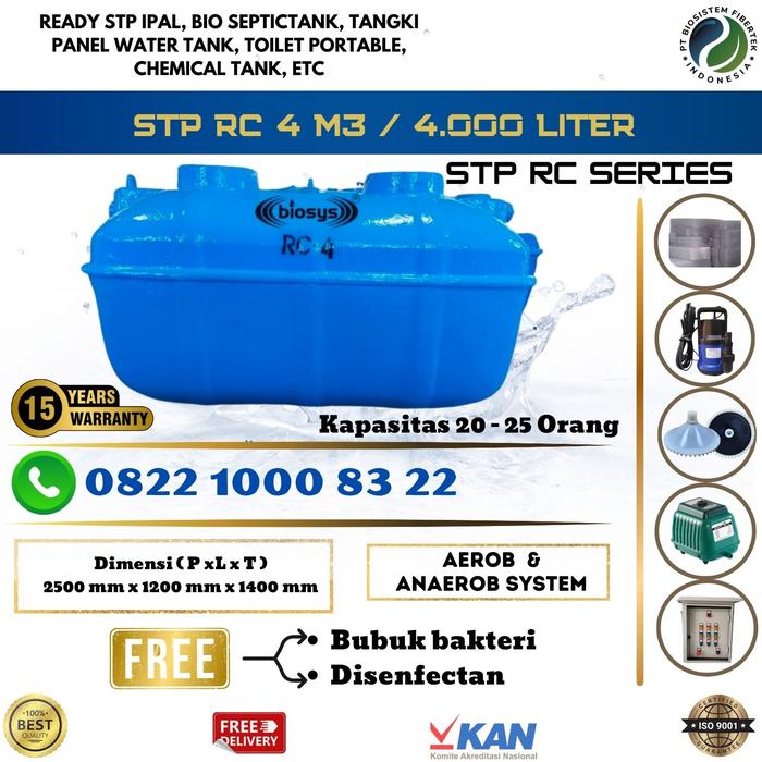 Jual Septic Tank STP RC Series 4 M3/4.000 liter, Sepiteng - Biosys ...