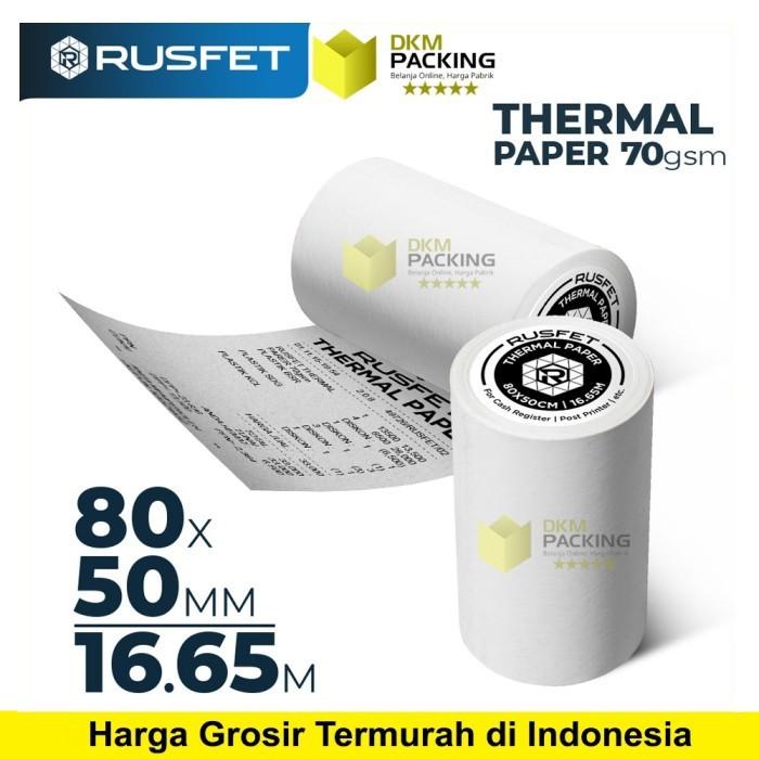 Jual Label Thermal Paper Sticker Kertas Printer Resi Stiker Barcode POS ...