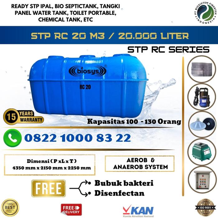 Jual Septic Tank STP RC Series 20 M3/20.000 liter, Sepiteng - Biosys ...