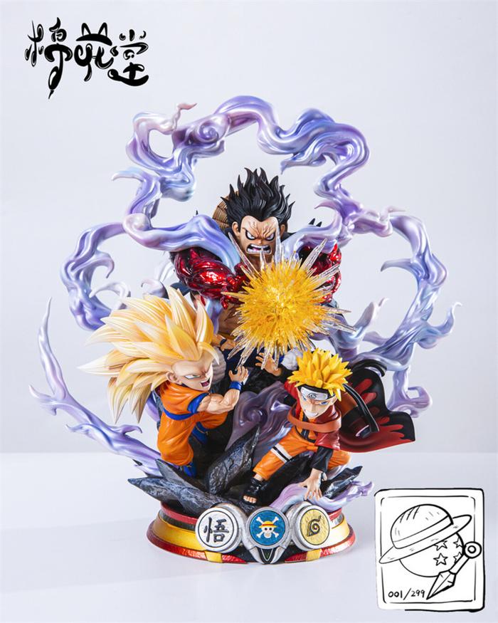 Jual Resin Anime Luffy Goku & Naruto By Marshmallow Studio - Jakarta ...