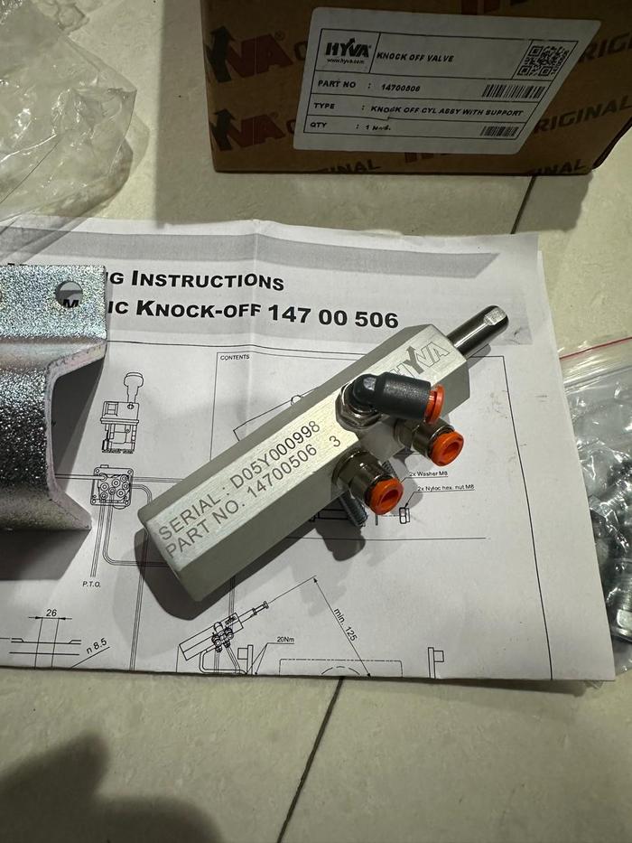 Jual 14700506 HYVA PNEUMATIC KNOCK-OFF - Jakarta Pusat - Part Scania ...