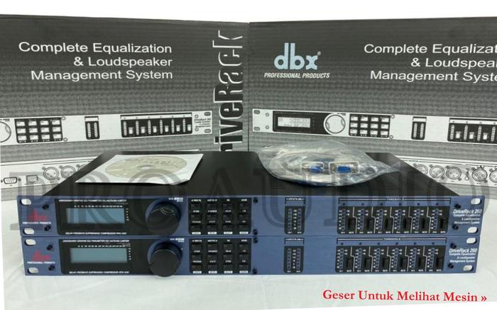 Jual Management DBX Drive Rack 260 Grade A + Trafo - Non Switching TOP ...
