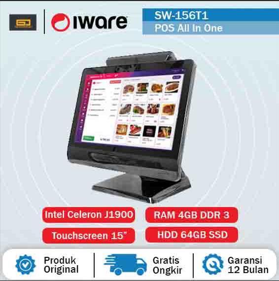 Jual MESIN KASIR All in One PC POS Kasir Touchscreen Iware SW156T1 WINDOWS - Jakarta Pusat ...