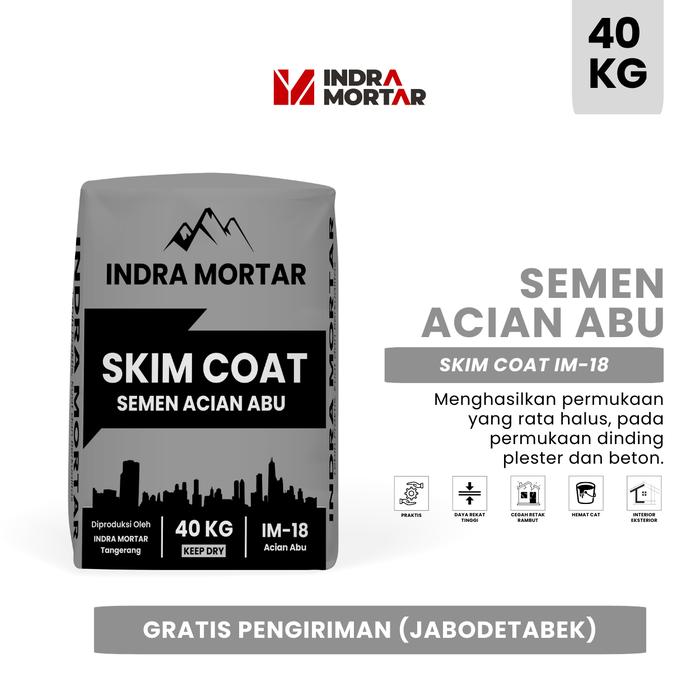 Jual Semen Instan Mortar | Acian | Indra Mortar IM - 18 - Kab. Tangerang - INDRA MORTAR | Tokopedia