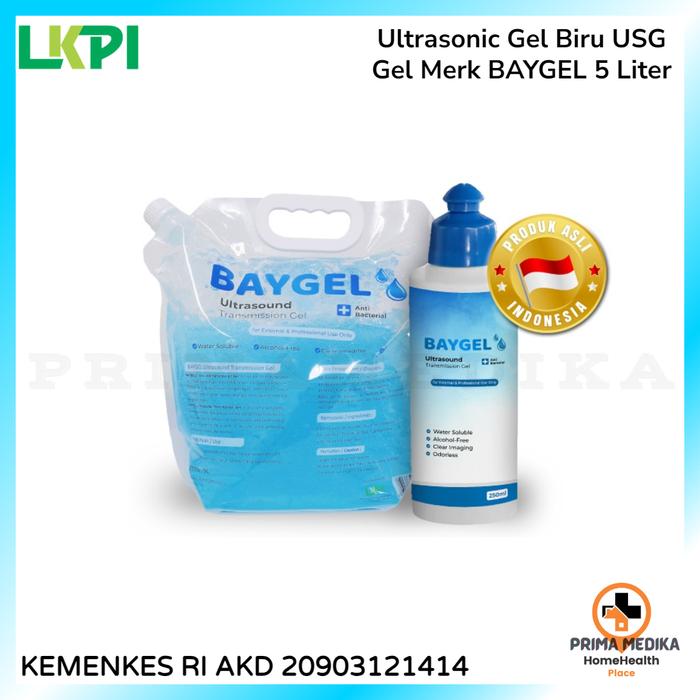 Jual Ultrasound Gel 5 Liter / Jelly USG / Ultrasonic Gel Biru / USG Gel ...