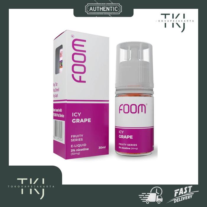 Jual Liquid Foom Salt Nic Icy Grape 30ml 100% Original - Jakarta ...