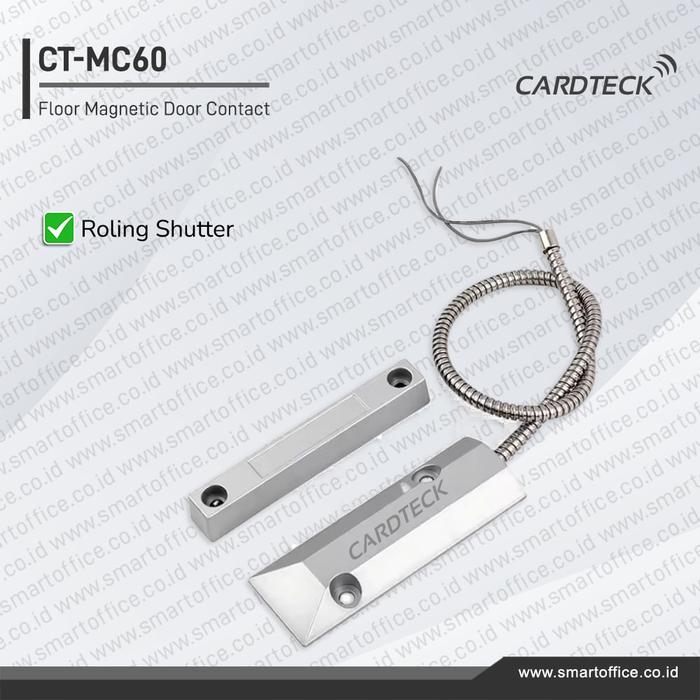 Jual Floor Magnetic Door Contact Automatic Rolling Shutter CARDTECK MC60 Sensor Magnet Door ...
