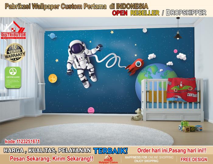 Jual Wallpaper Dinding Custom Tema Astronot | Wallpaper Custom ...