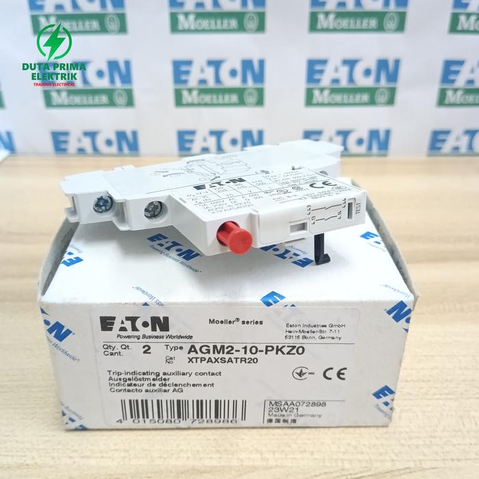 Jual AGM2-10-PKZ0 EATON Moeller - Trip Indicator Auxiliary Contact 2NO ...