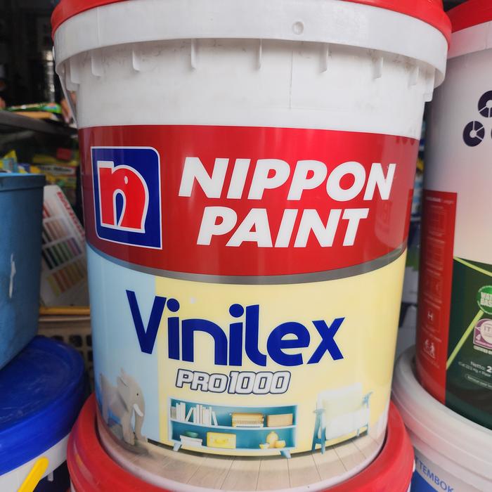 Jual NIPPON PAINT CAT TEMBOK VINILEX PRO 1000 PUTIH WHITE 9102 INTERIOR ...