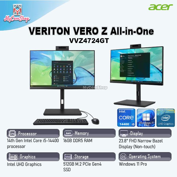 Jual ACER VERITON VERO Z PC BUSINESS AIO i5-14400 16GB RAM 512GB SSD ...