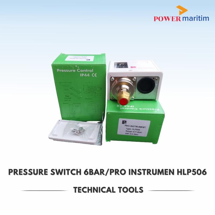 Jual Pressure Switch 6 Bar Pro Instrument Type HLP506 Pressure Control ...