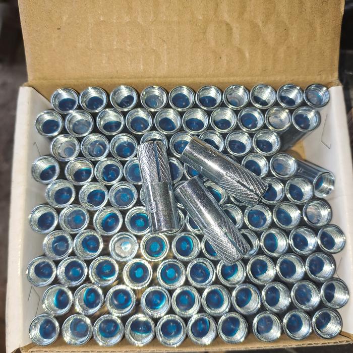 Jual dinaset m8 / Dynaset m8 / drop in anchor 8mm per box isi 100buah ...