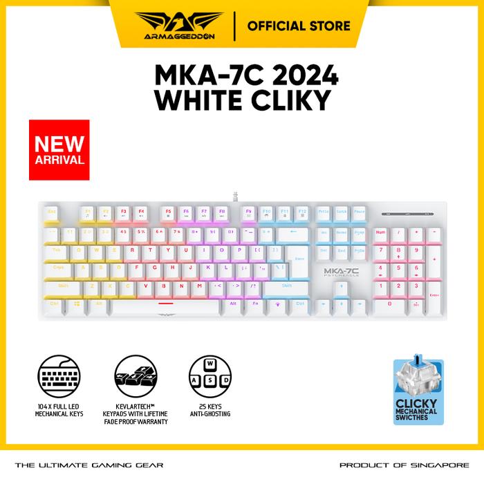 Promo NEW 2024 | Keyboard Mechanical Gaming Armaggeddon MKA 7C ...