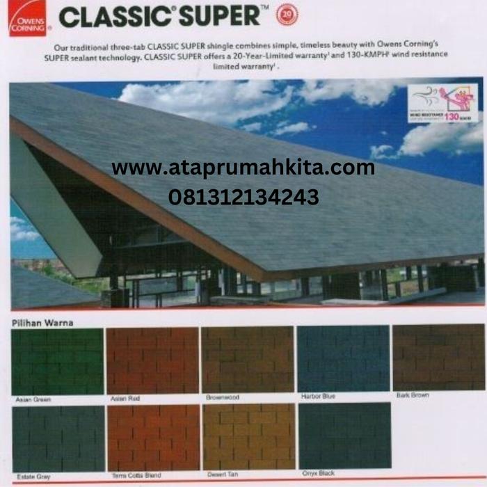 Jual Genteng Bitumen Atap Aspal Owens Classic Super - Kota Bekasi - CTI ...