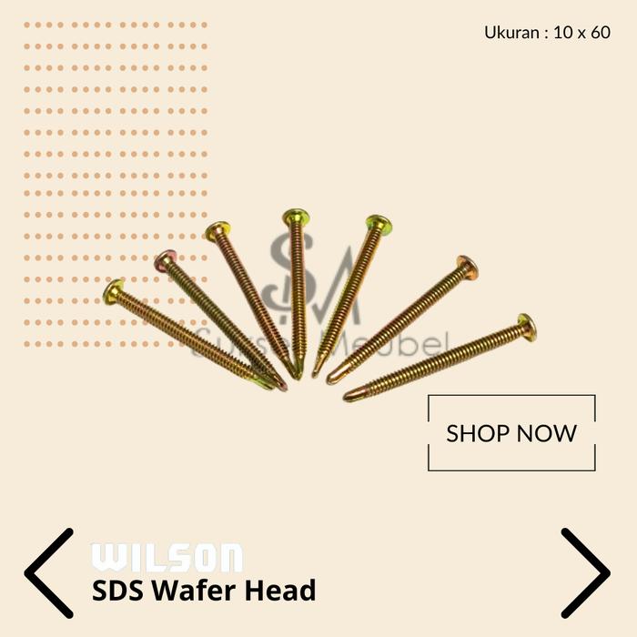 Jual SDS WAFER HEAD 10X60 - WILSON (PAK) / SEKRUP WAFER HEAD WILSON ...