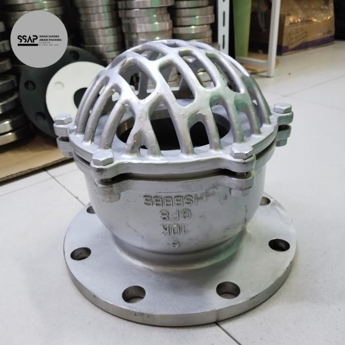 Jual Foot valve stainless SS304 flange jis 10k ukuran 3" inch / DN80 ...