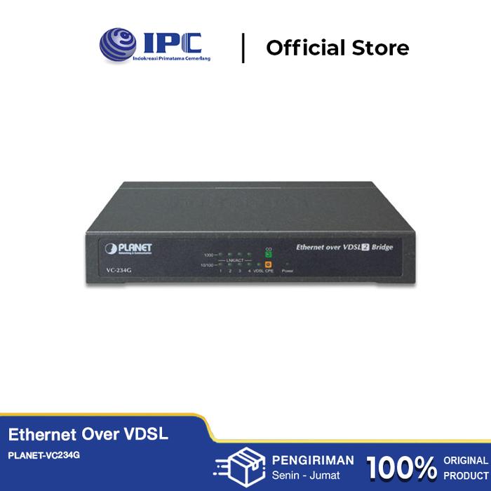 Jual Planet VC-234G 4-Port Ethernet over VDSL2 Bridge w/ G.vectoring, RJ11 - Jakarta Barat ...