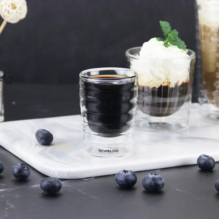 Jual Aldismala Gelas Kopi Double Wall Glass Nespresso Series 85ml - Jakarta Barat - KopiTech ...