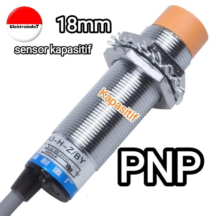 Jual sensor kapasitif 18mm PNP 6-36v 12v 15v 24v ok deteksi metal ...
